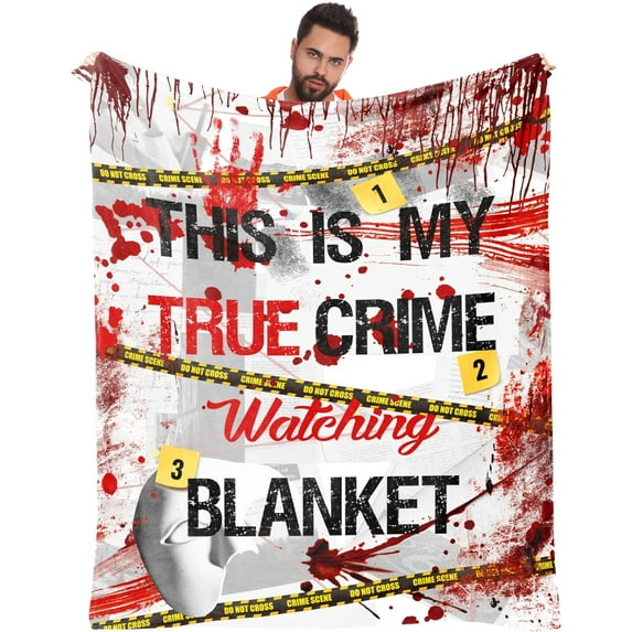 MMYGU True Crime Gifts True Crime Horror Blanket True Crime Gifts for ...