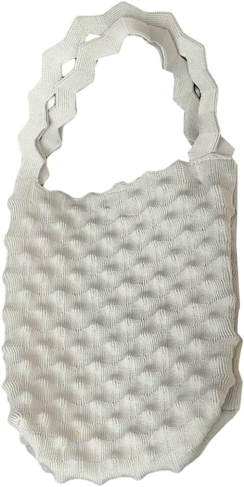 MMYGU Women Small Crochet Cell Phone Purse Vertical Open Tote Mini ...
