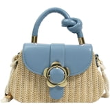 MMYGU Women’s Beach Bag Summer Lightweight Floral Cute Purse 2025 Straw ...