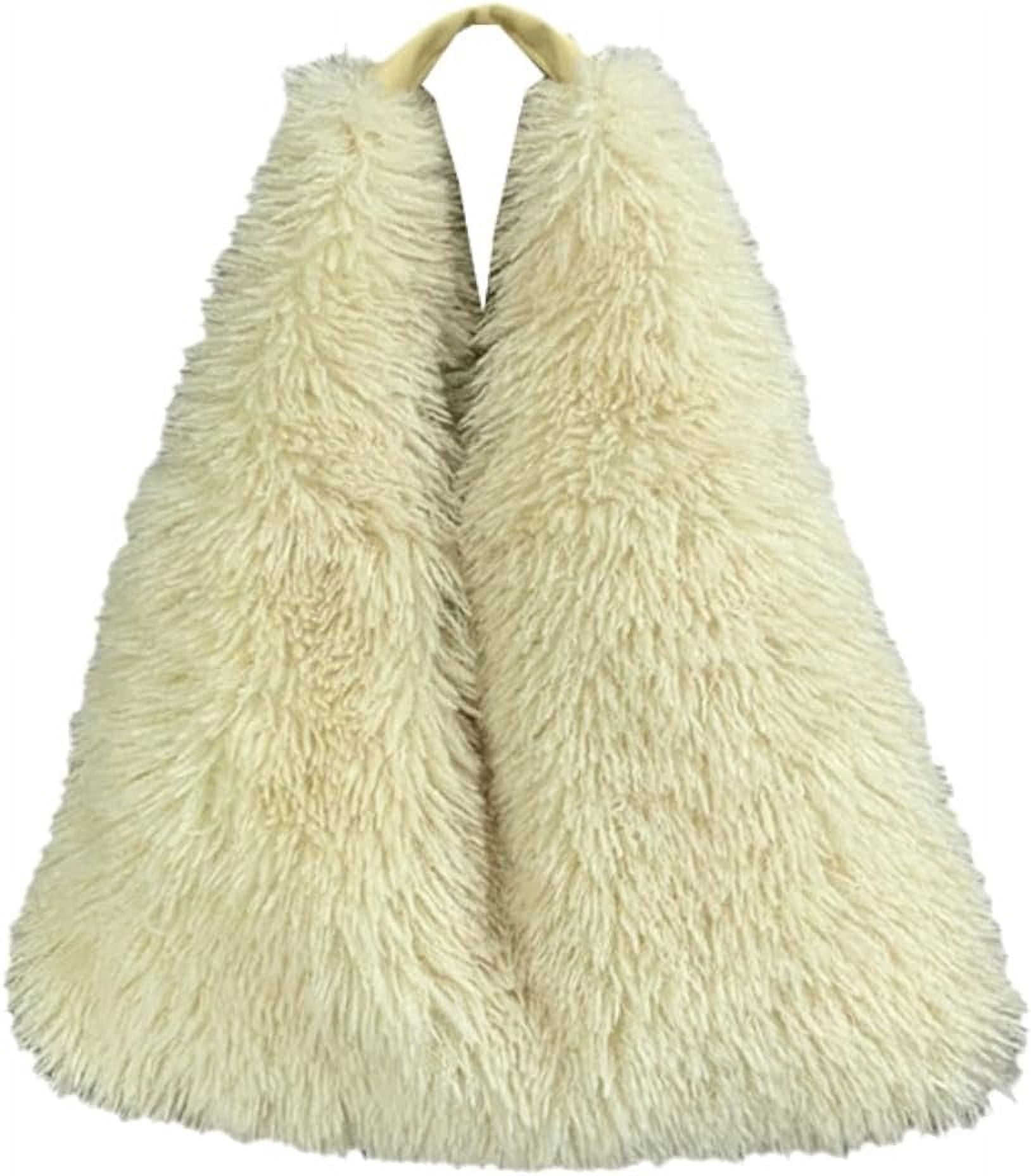 MMYGU Women's Furry Faux Fur Shoulder Bag Fluffy Plush Hobo Bag Soft ...