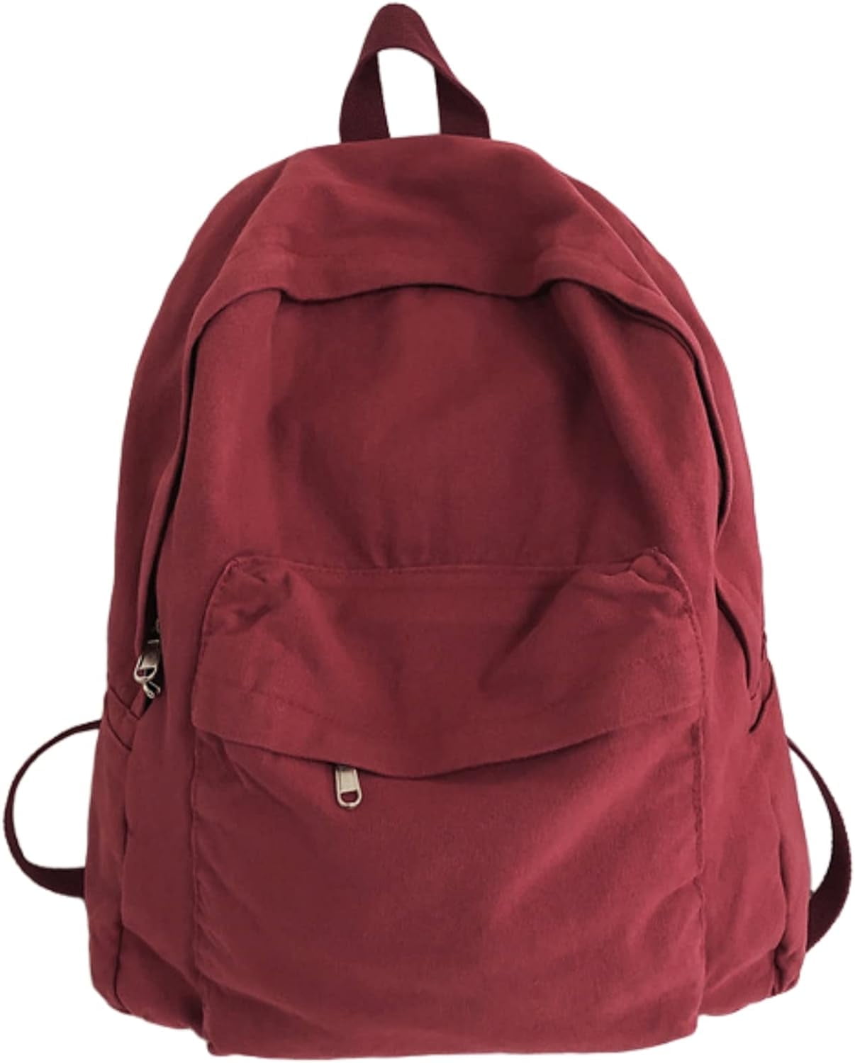 MMYGU vintage canvas backpack for women men travel backpack solid color ...