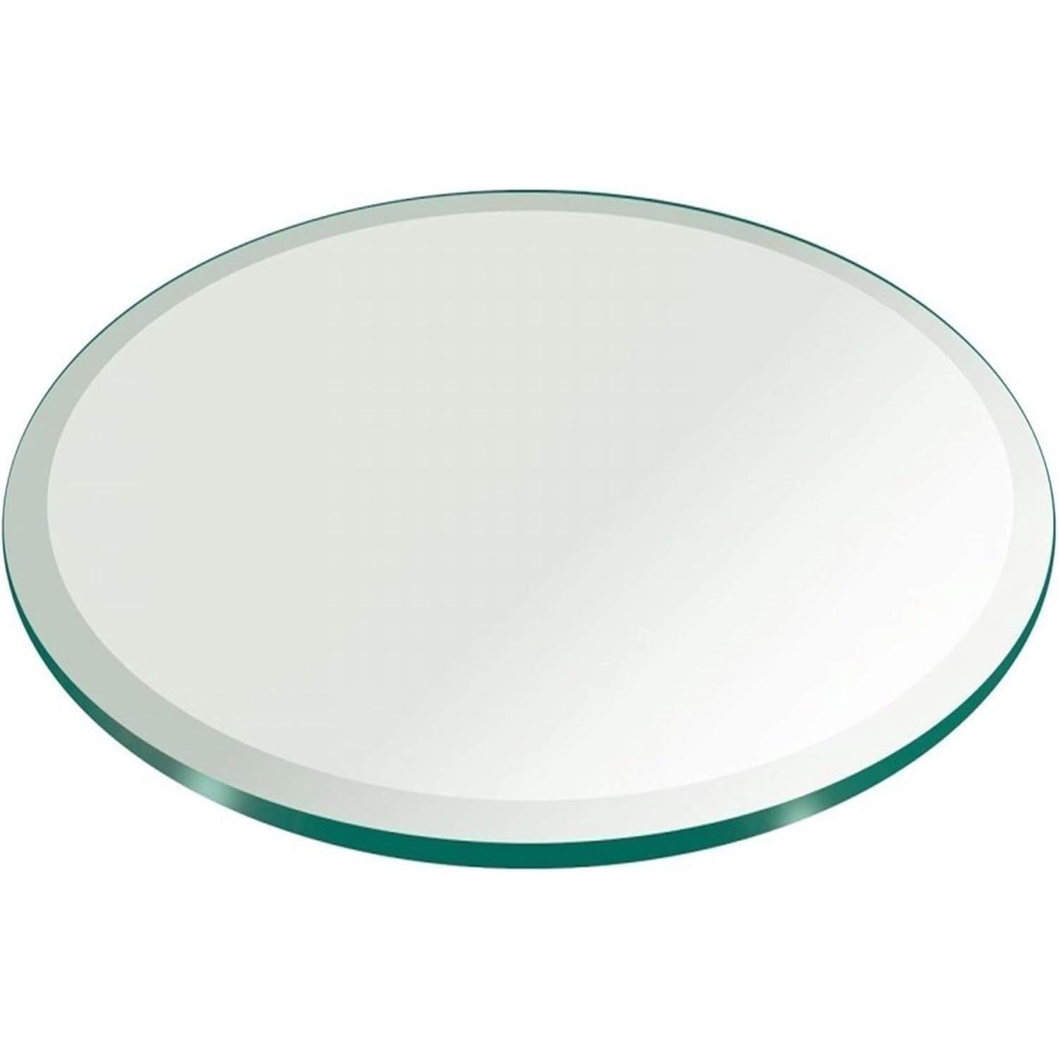 MMZP 48 Inch Round Glass Table Top, 48", Clear - Walmart.com