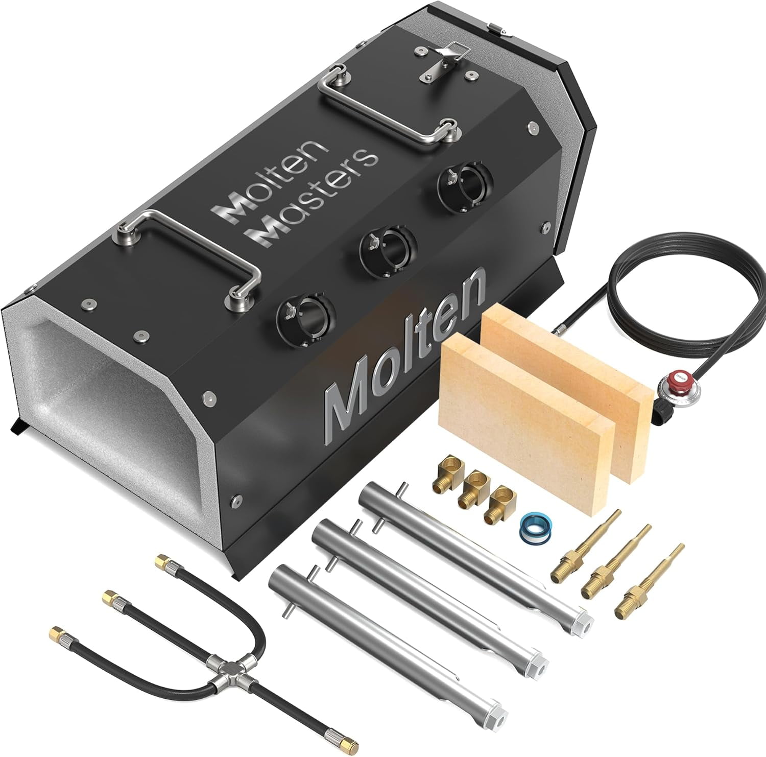 MMasters Three Burner Propane Forge for Knife Making, Blacksmithing ...