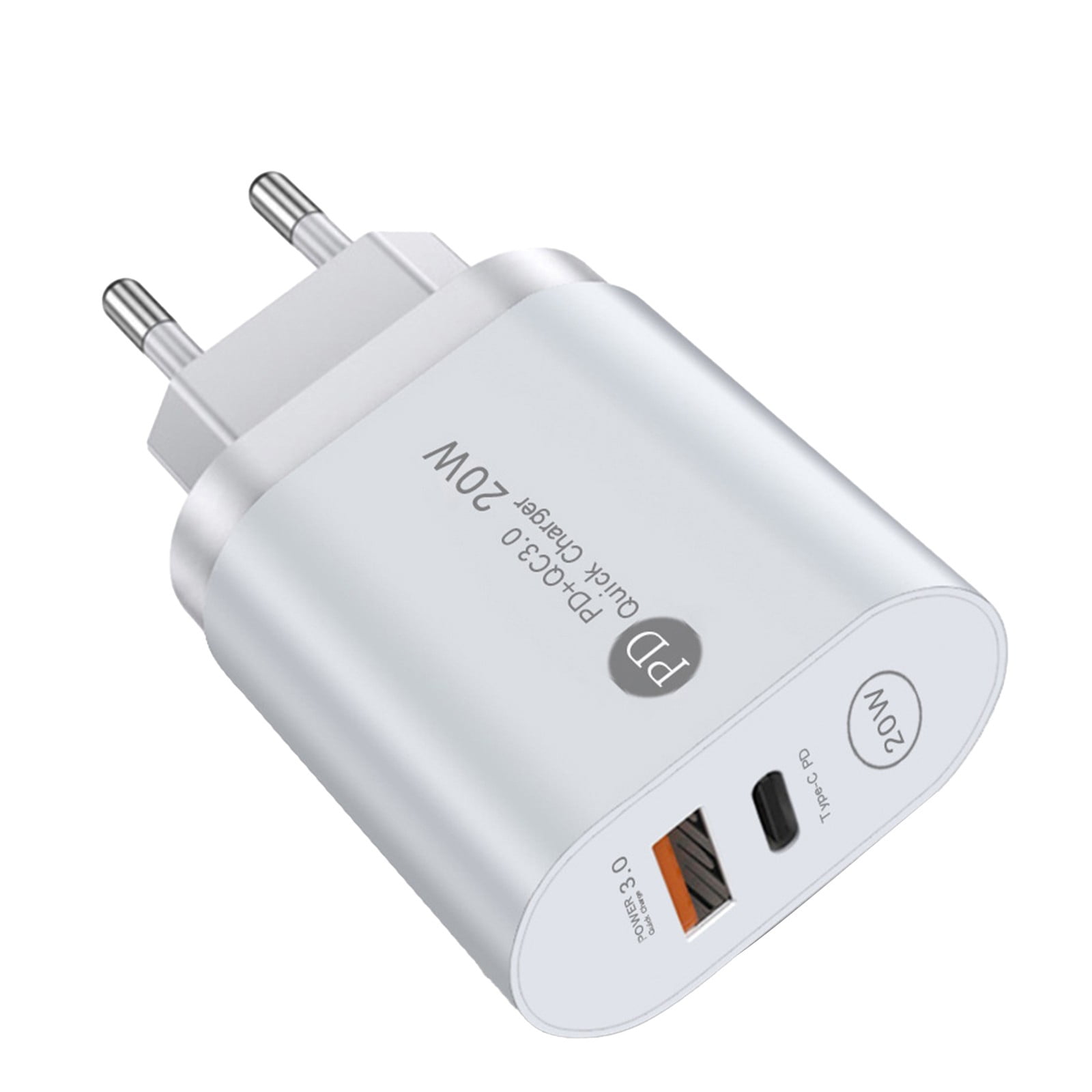 MMolecule 12W USB C Fast Charger Dual Port PD Powered + Fast Charger ...