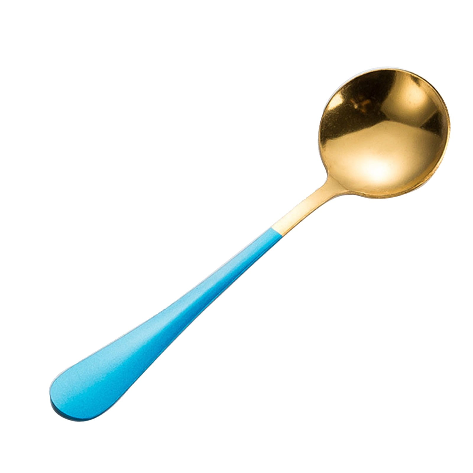 MMolecule Stainless Steel Spoon Tableware Small Round Spoon Coffee ...