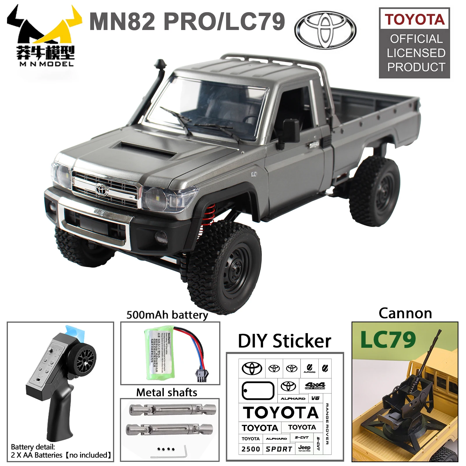 MN MODEL 1:12 4WD Land Cruiser MN82 MN82 Pro Rc Toyota LC79 Car Model ...