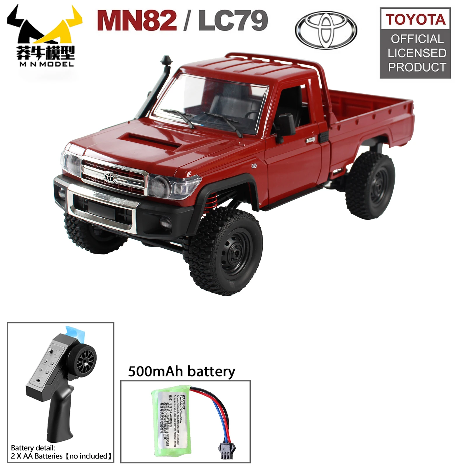 MN MODEL 1:12 4WD Land Cruiser MN82 MN82 Pro Rc Toyota LC79 Car Model Simulation Climbing Off ...