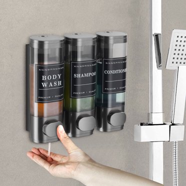 Wall Mounted Shower Soap Dispenser,Shampoo and Conditioner Dispenser ...