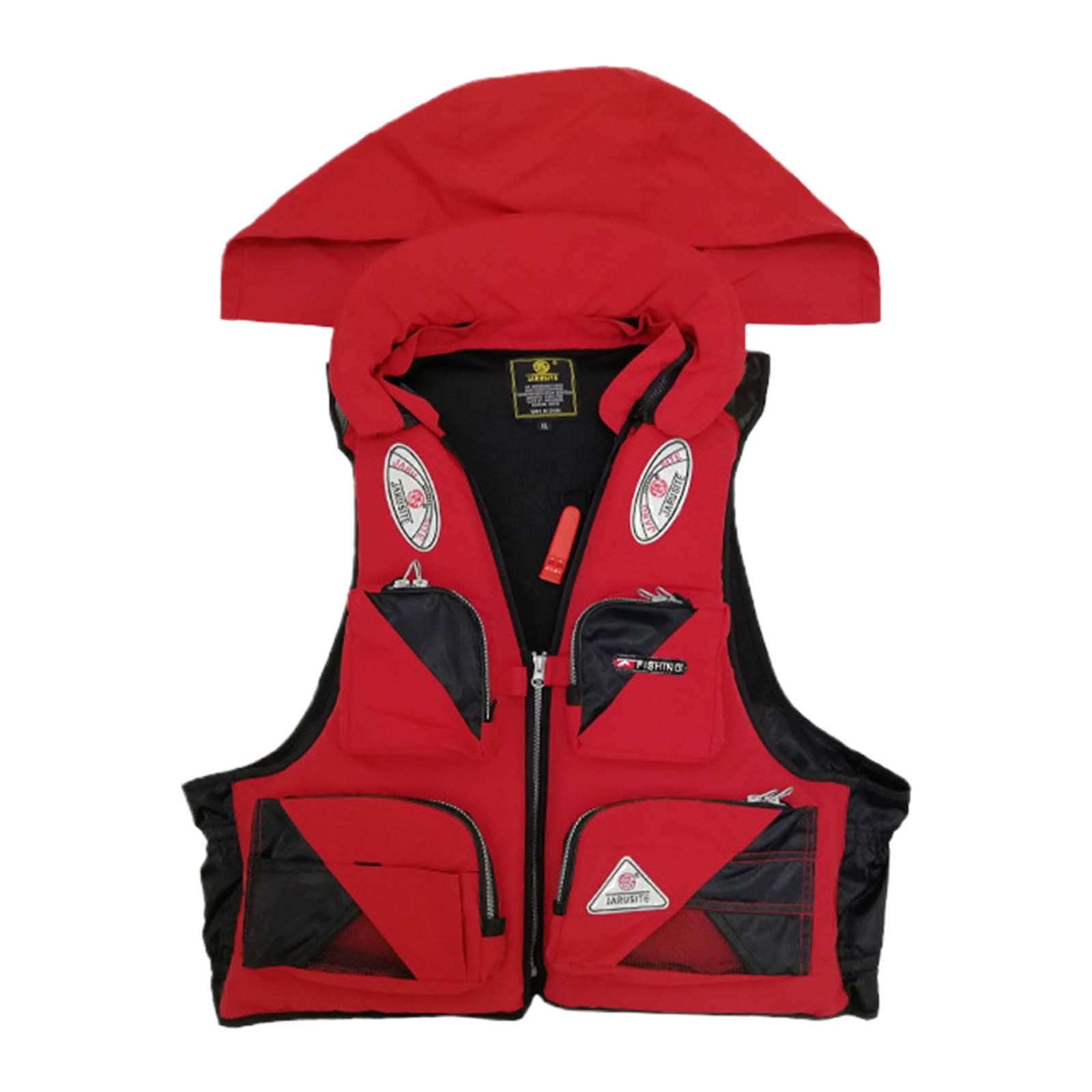 MNCEKFOD Swim Vest for Adults Sea Fishing Life Jacket Pocket Function ...