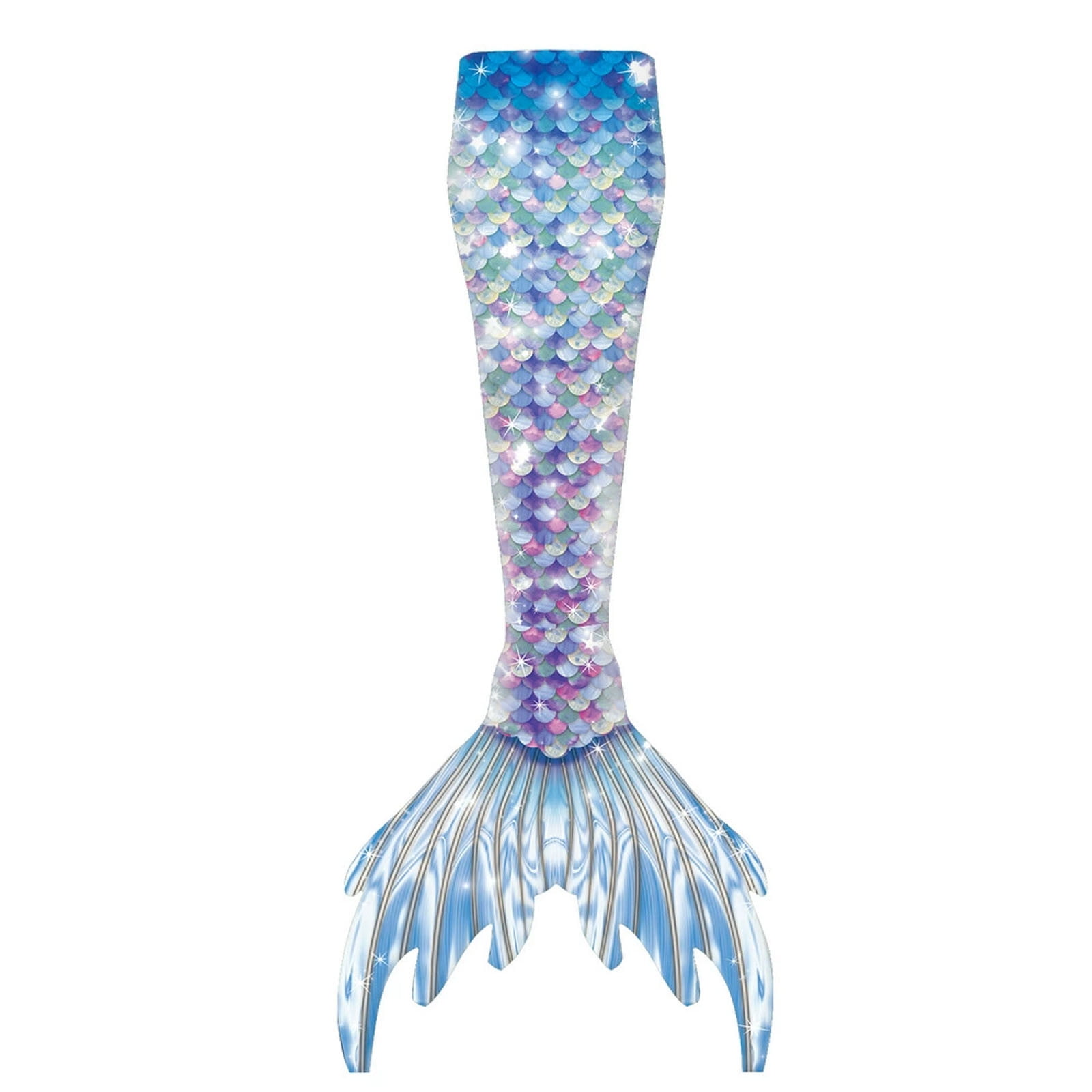 MNCEKFOD Women'S Tummy Control Swim Bottoms Stylish Shiny Fish Scale ...