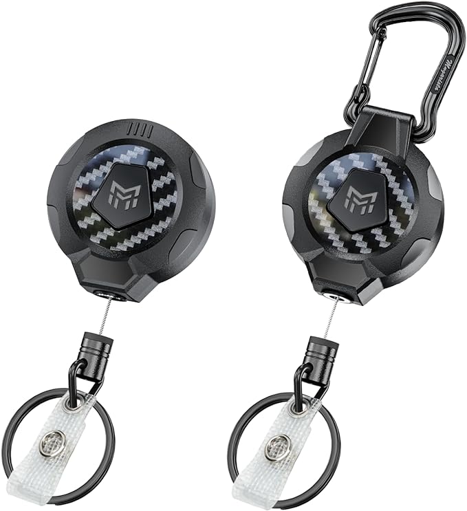 MNGARISTA Upgraded Heavy Duty Retractable Keychain, Belt Clip Ver ...