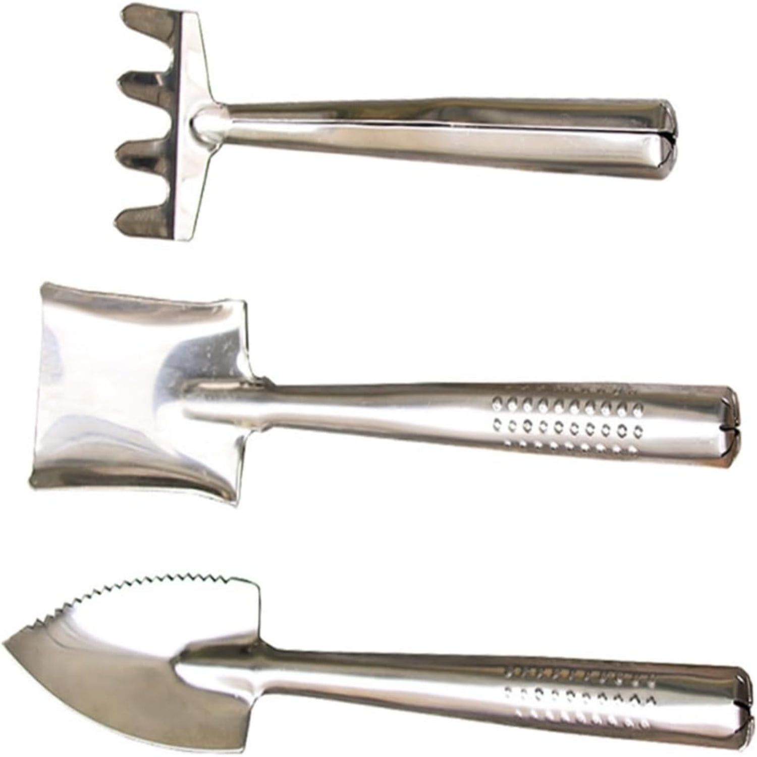 MNGQNG Beautiful Sturdy and Durable 3-Piece Stainless Steel Handheld ...