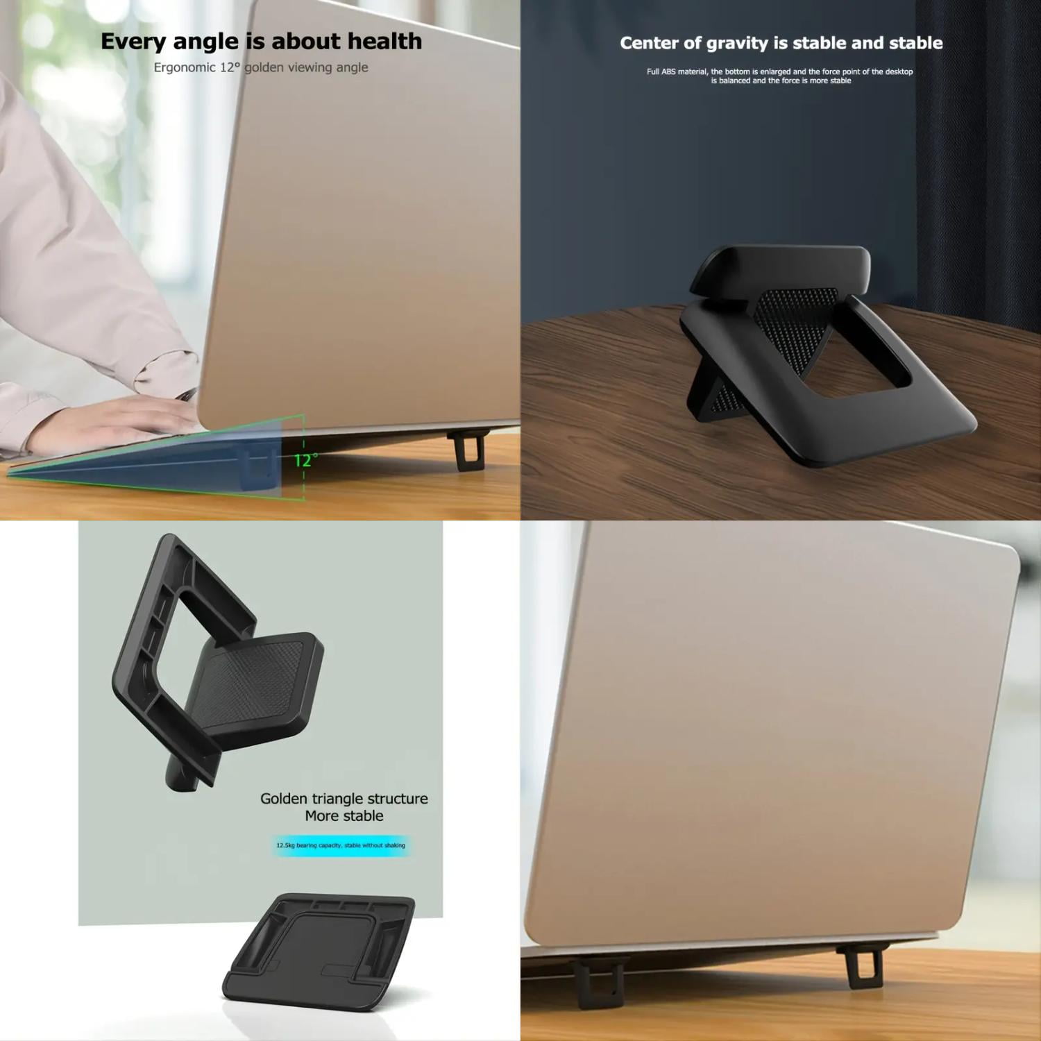 MNGQNJ Adjustable Detachable and Portable Metal Laptop Stand ...