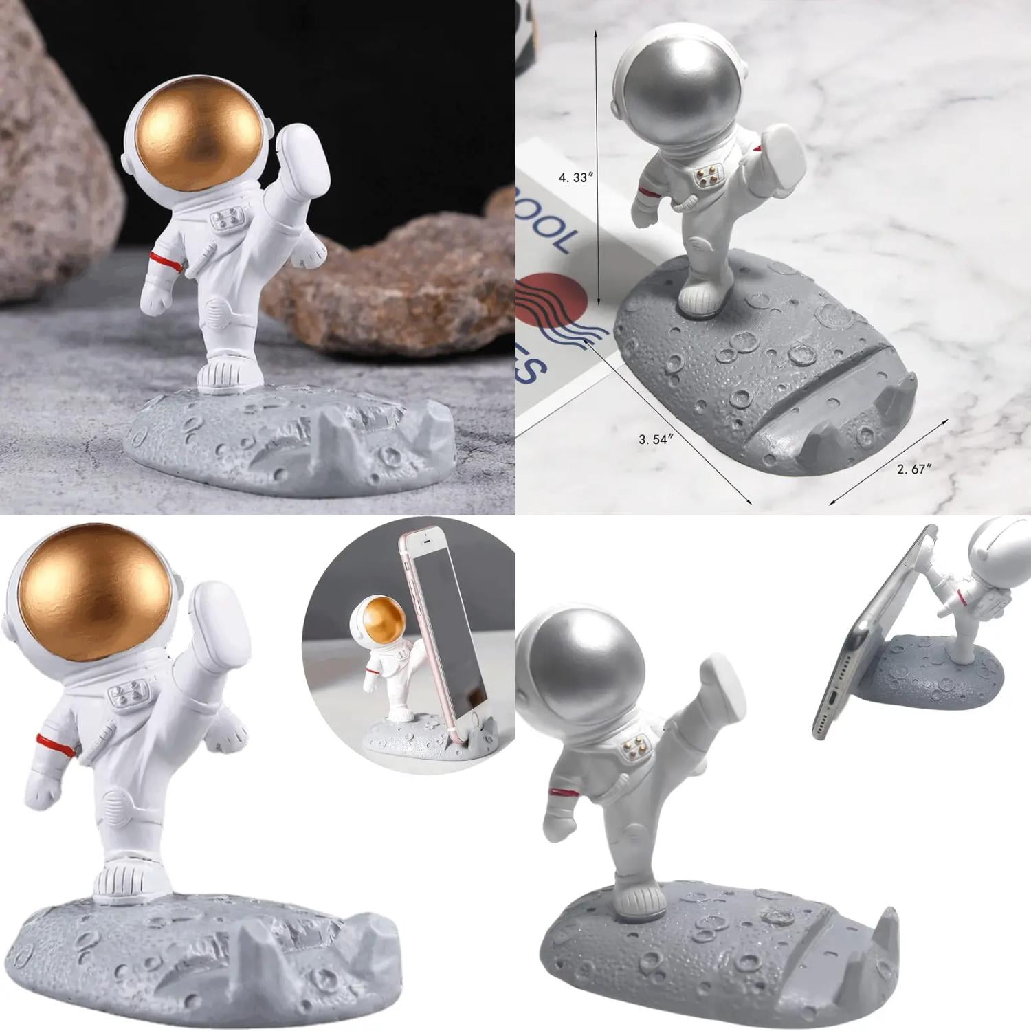 MNGQNJ Adorable Cute Astronaut Doll Phone Holder Stand for Desk and Bed ...