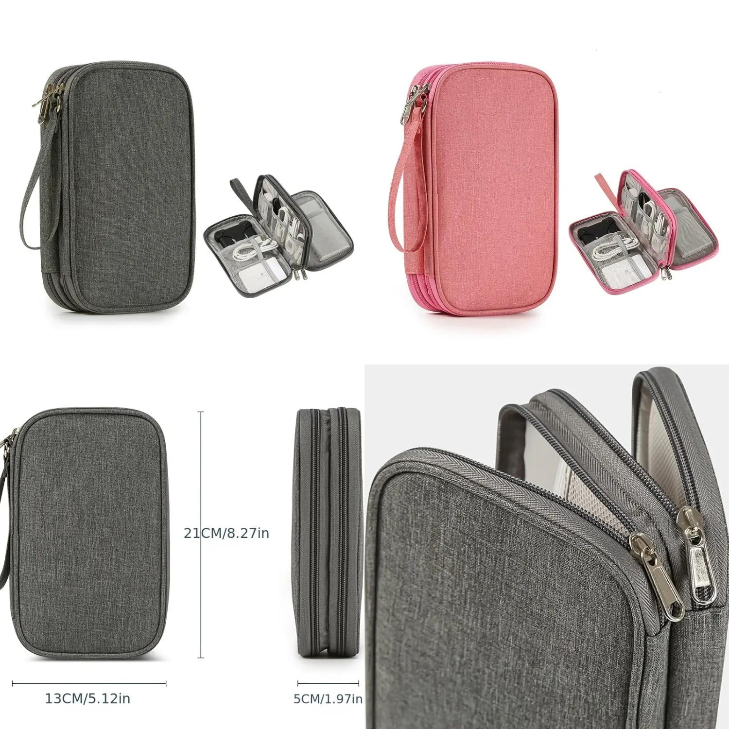 MNGQNJ Effortless Tangle-Free Organization: Stylish Compact Portable ...