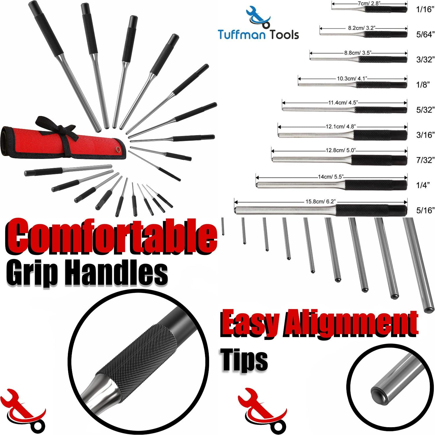 MNGQNJ Exceptionally durable and rugged the TuffMan Tools Roll Pin ...