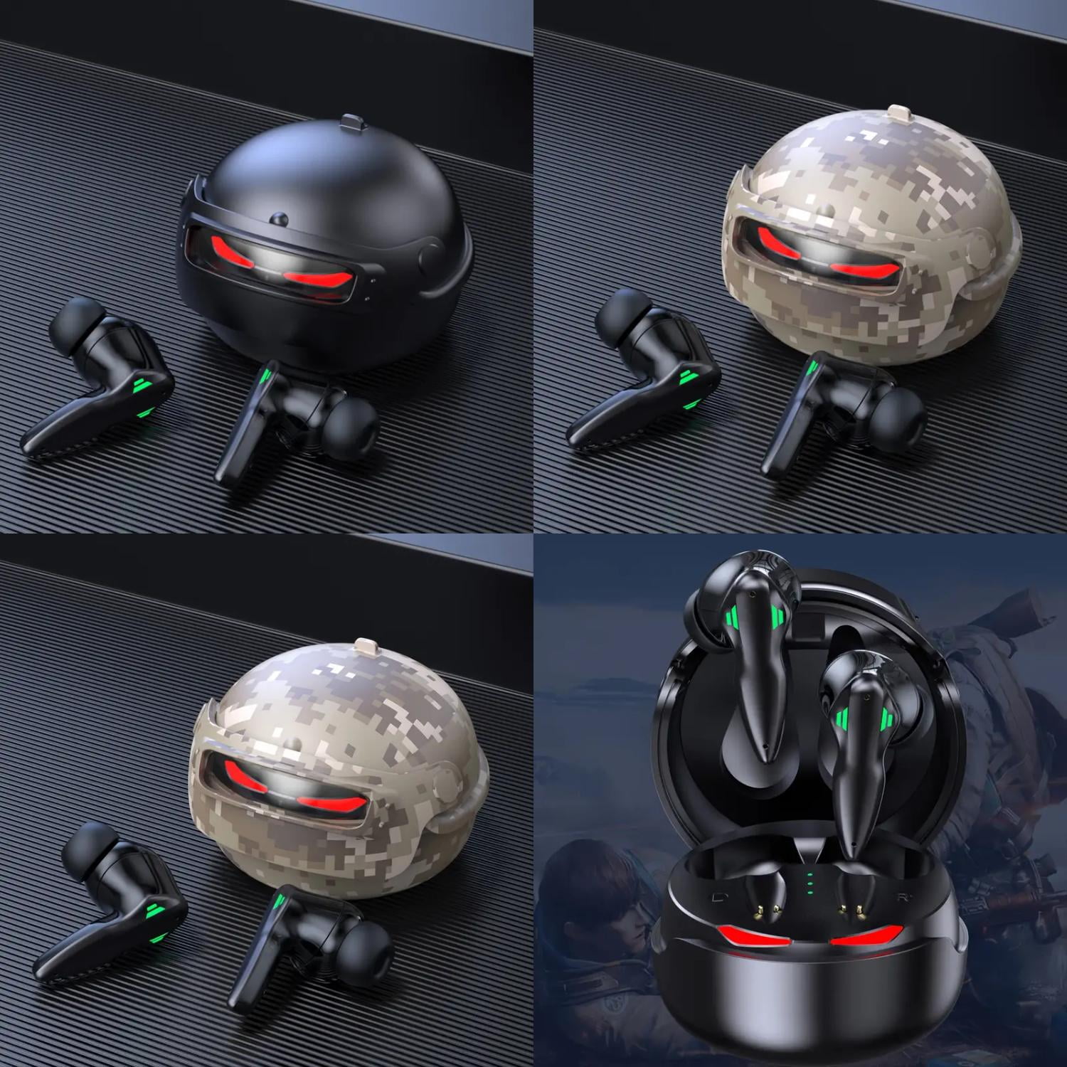 MNGQNJ High-Fidelity True Wireless TWS Earbuds with Low Latency Noise ...