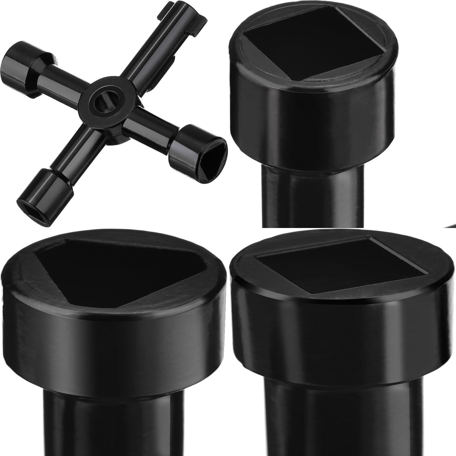 MNGQNJ Versatile Convenient Multi-Functional Black 4-Way Key for ...