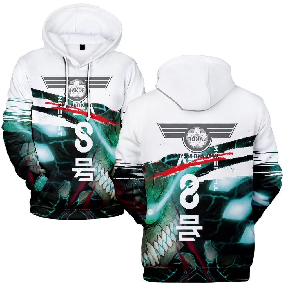 MNHFKGP Anime Kaiju No. 8 3D Merch Harajuku hoodie Women/Men Hoodie ...