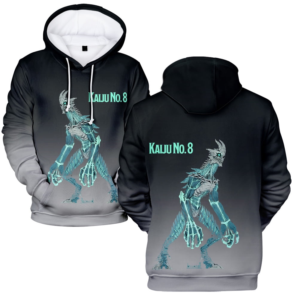 MNHFKGP Anime Kaiju No. 8 3D Merch Harajuku hoodie Women/Men Hoodie ...