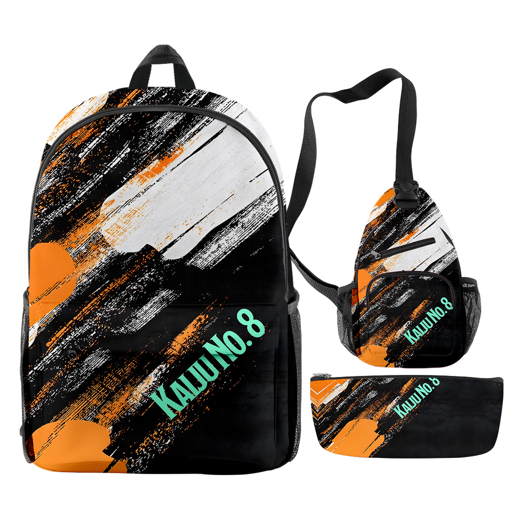 MNHFKGP Anime Kaiju No. 8 3D print Oxford Cloth Shoulder Backpack Multi ...