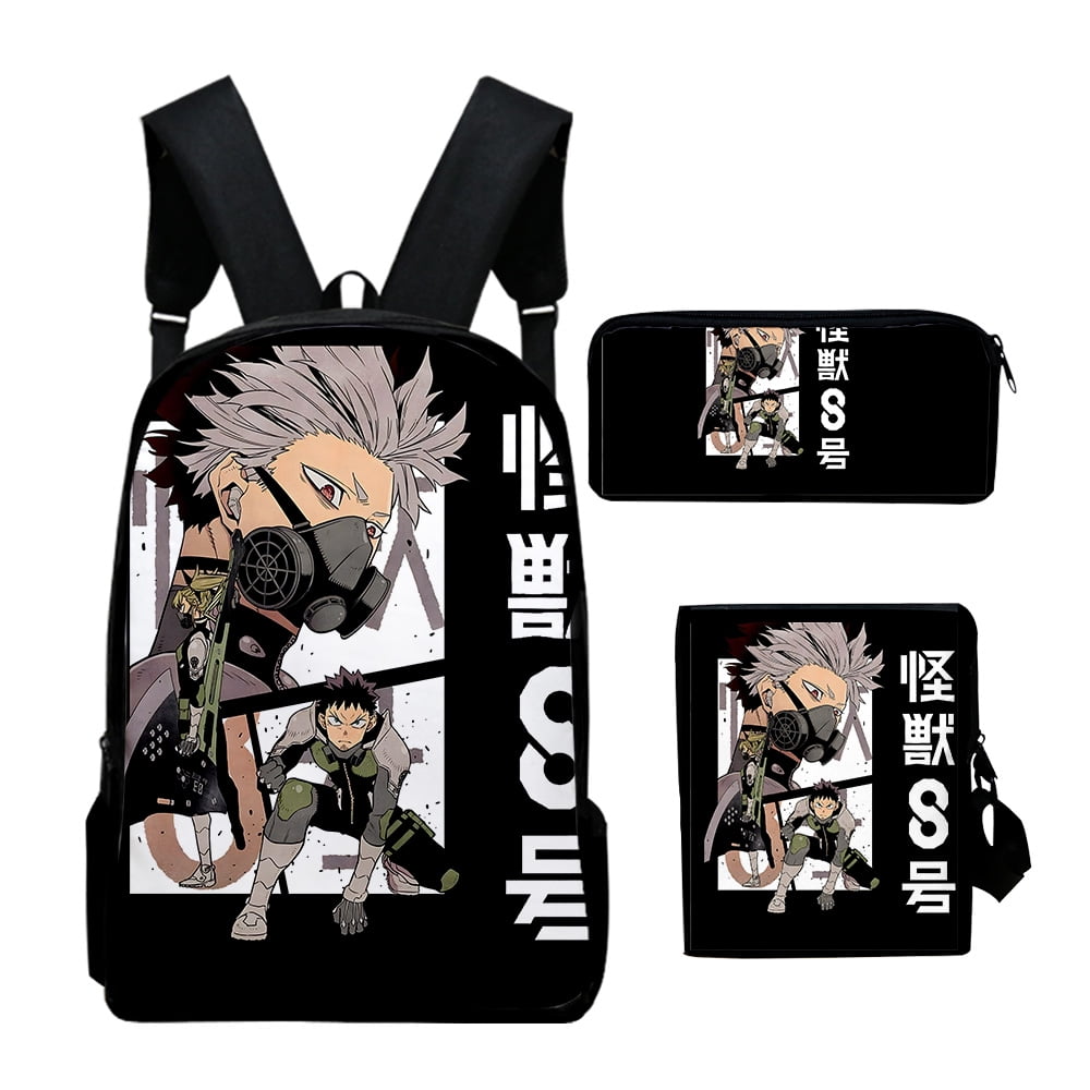 MNHFKGP Anime Kaiju No. 8 3D print Oxford Cloth Shoulder Backpack Multi ...