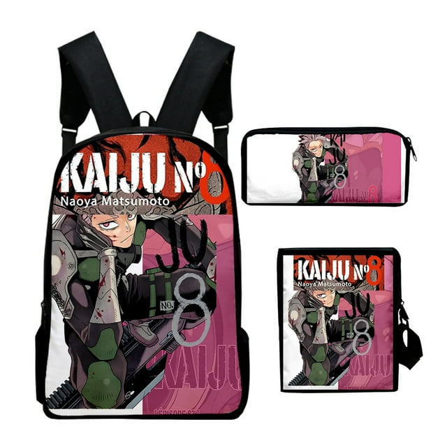 MNHFKGP Anime Kaiju No. 8 3D print Oxford Cloth Shoulder Backpack Multi ...