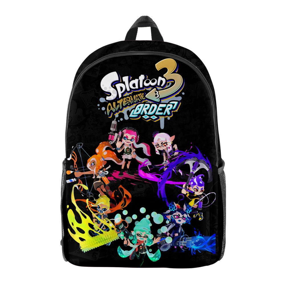 MNHFKGP New Game Splatoon 3D Backpack Bags Unisex Bag - Walmart.com