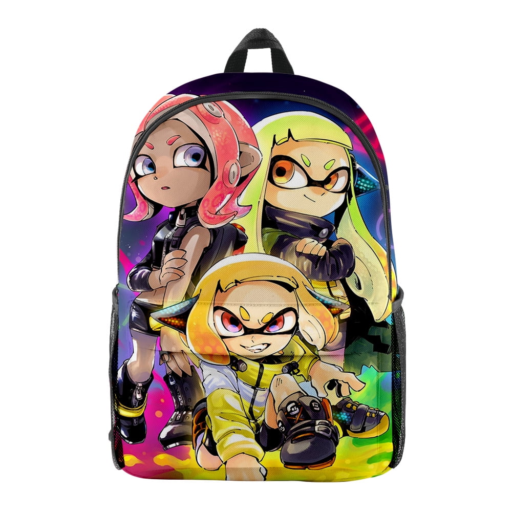 MNHFKGP New Game Splatoon 3D Backpack Bags Unisex Bag - Walmart.com