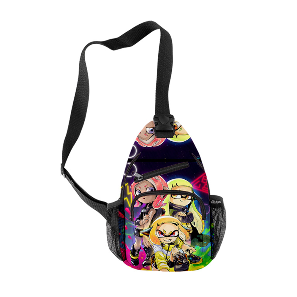 MNHFKGP New Game Splatoon 3D Print Leisure Academy Crossbody Bag ...