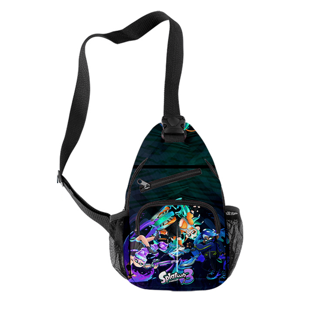 MNHFKGP New Game Splatoon 3D Print Leisure Academy Crossbody Bag ...