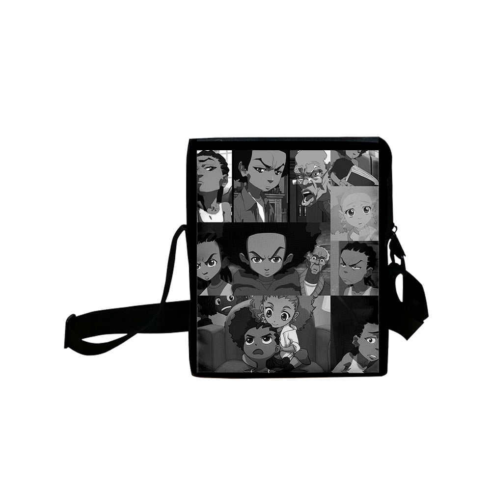 MNHFKGP The Boondocks 3D Print Oxford cloth satchel Diagonal Shoulder ...
