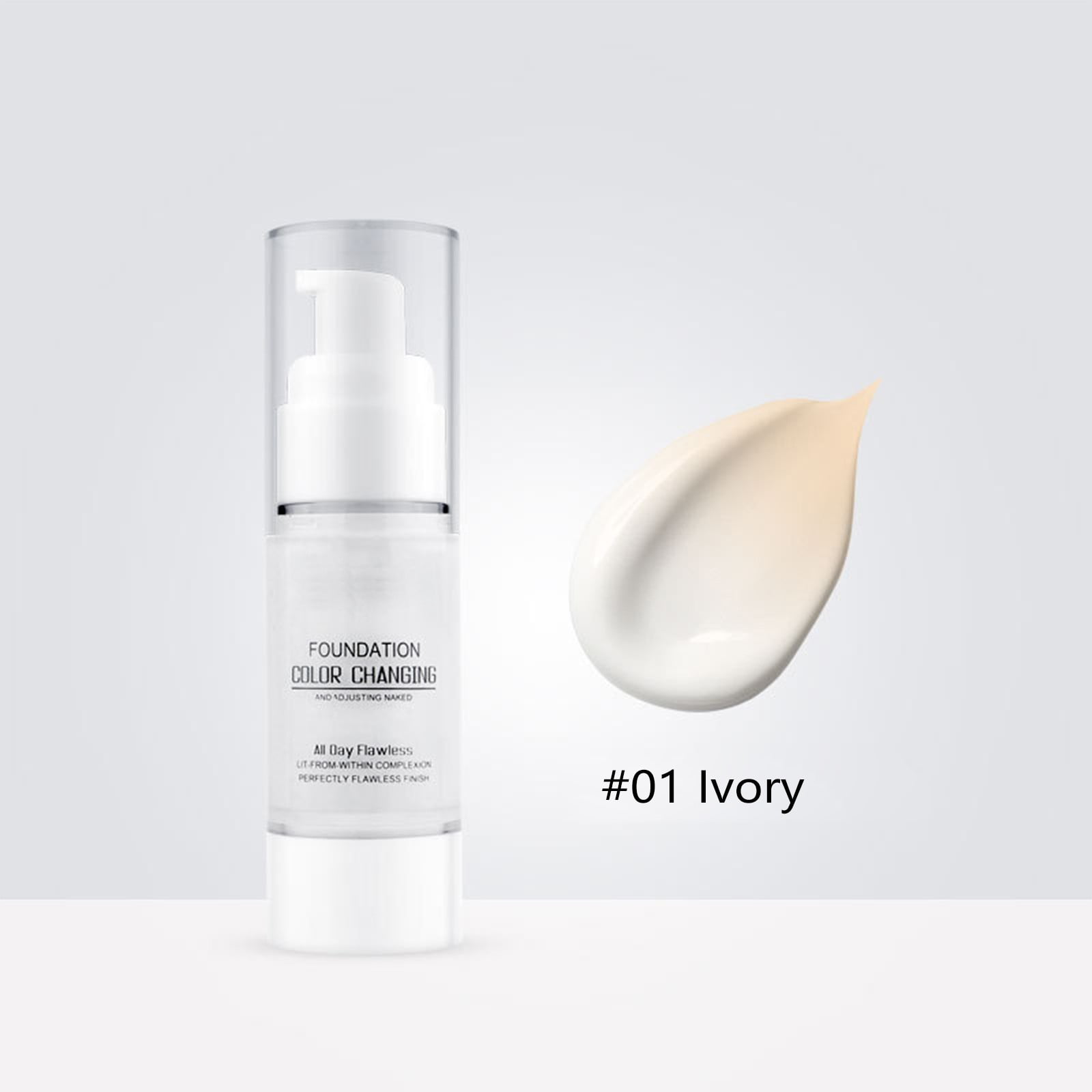MNIYUEA Cream Concealer Portable Temperature Changing Liquid Foundation ...