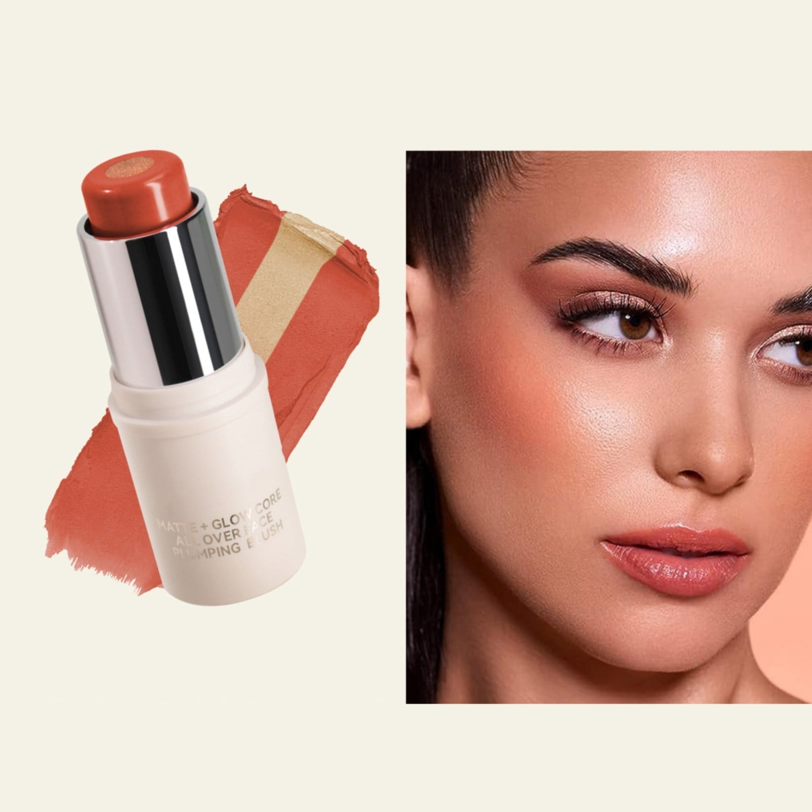 MNIYUEA Maybelline Blush Two Color Sandwich Blusher Stick Natural Three ...