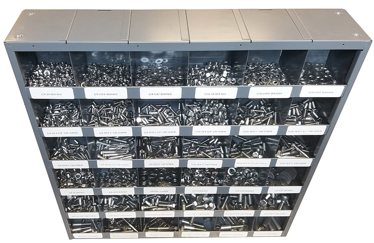 MNM Bolt Kits 2,510 pc Grade 5 Coarse Thread Nut Bolt & Washer ...