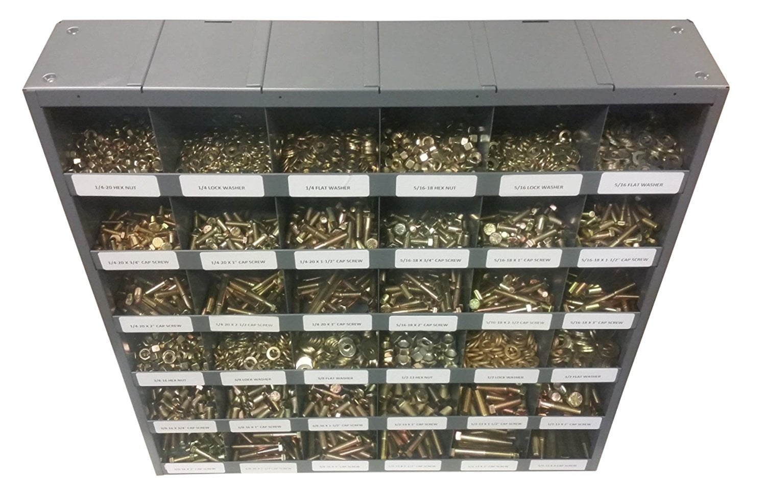 MNM Bolt Kits 2,510 pc Grade 8 Fine Thread Nut Bolt & Washer Assortment ...