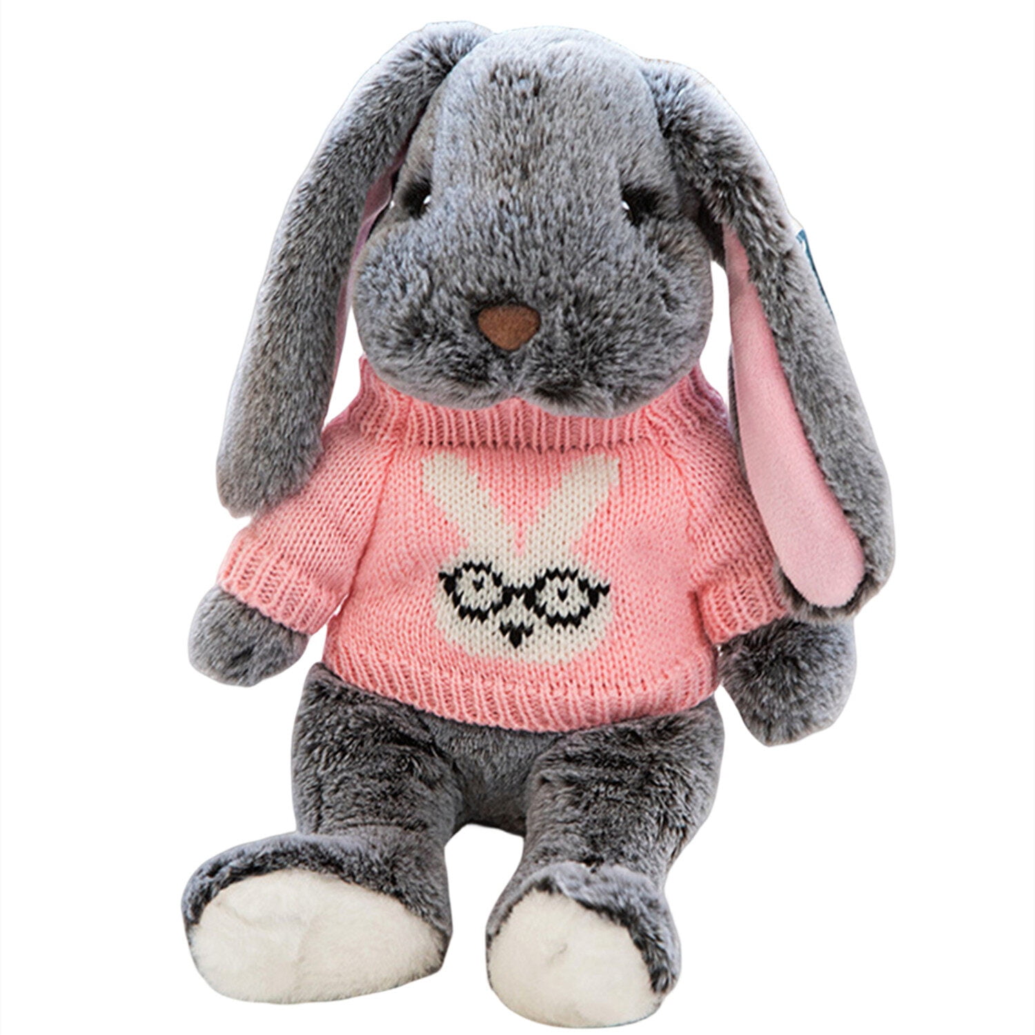 Rabbit Plush Wearing Clothes Toys 13.7 Inch Easter Bunny Stuffed Animal ...