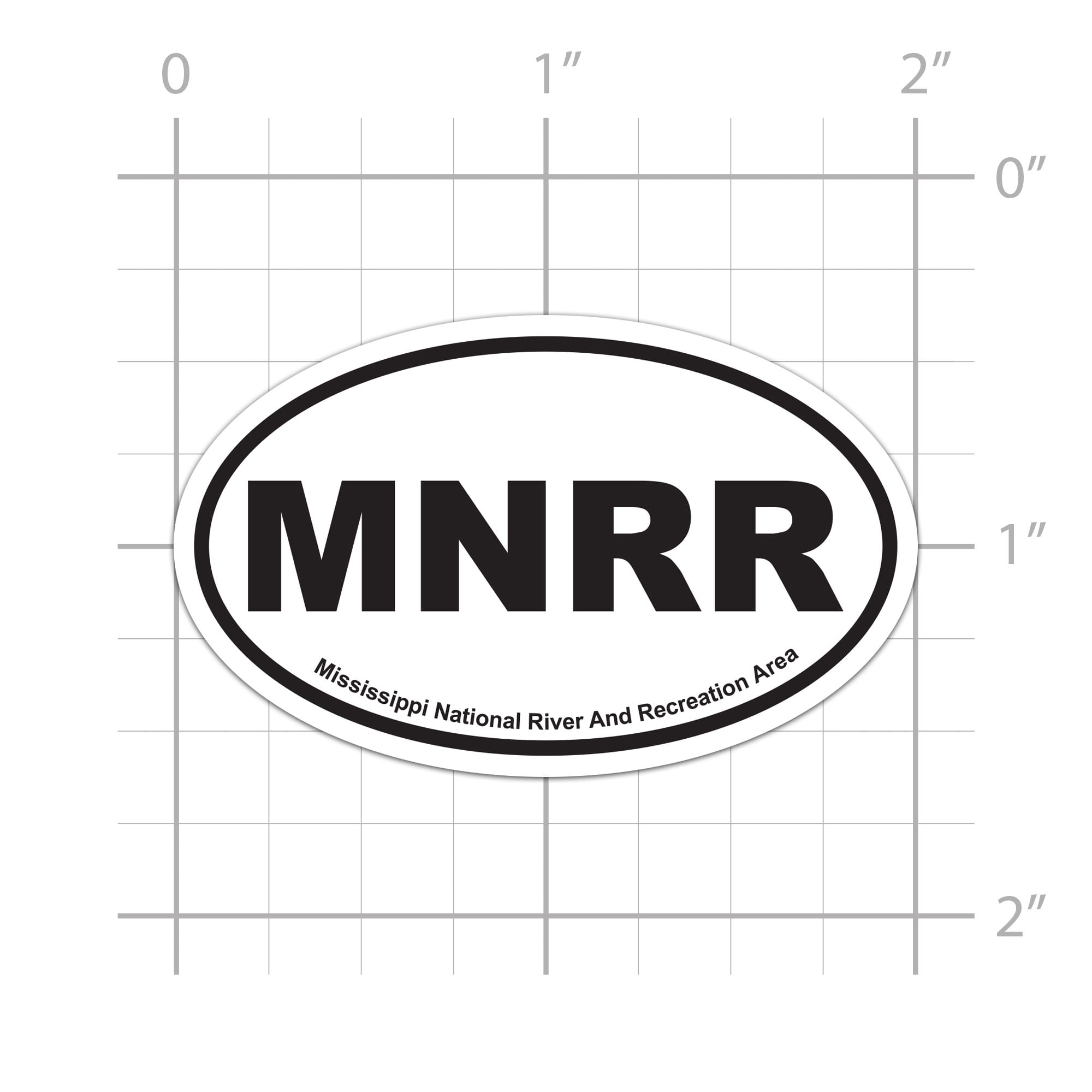 MNRR Mississippi National River And Recreation Area Sticker for water ...