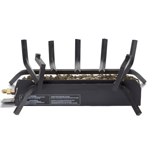 MO24HVL Natural Gas Vented Fireplace Logs Set with Match Light, 55000 ...