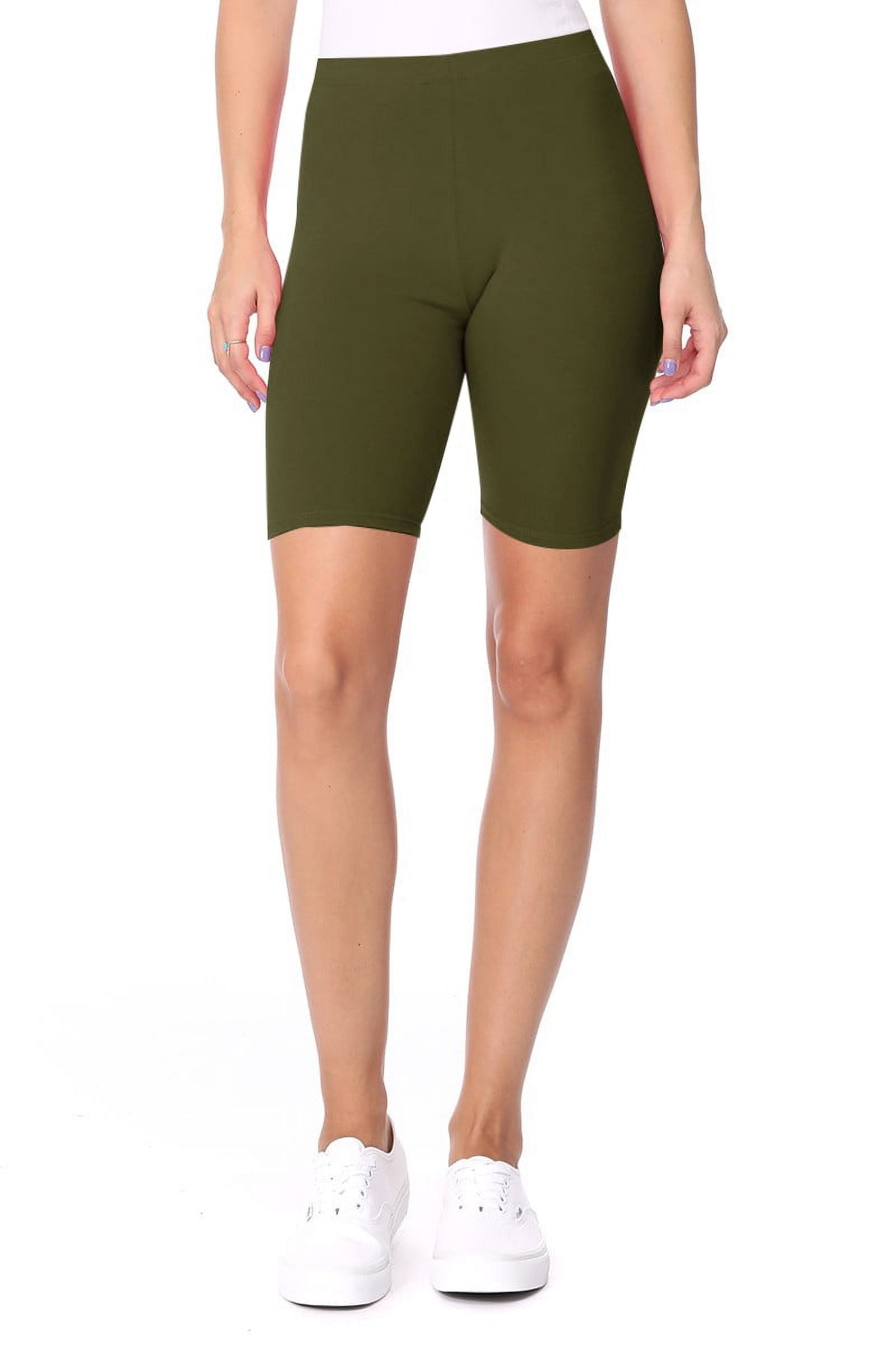 Women's High Waist Workout Shorts Activewear Stretch Biker Fit ...