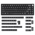 MOA Profile PBT Keycap Set: Minimalist Tiny Font with Cute Cats & Slim ...