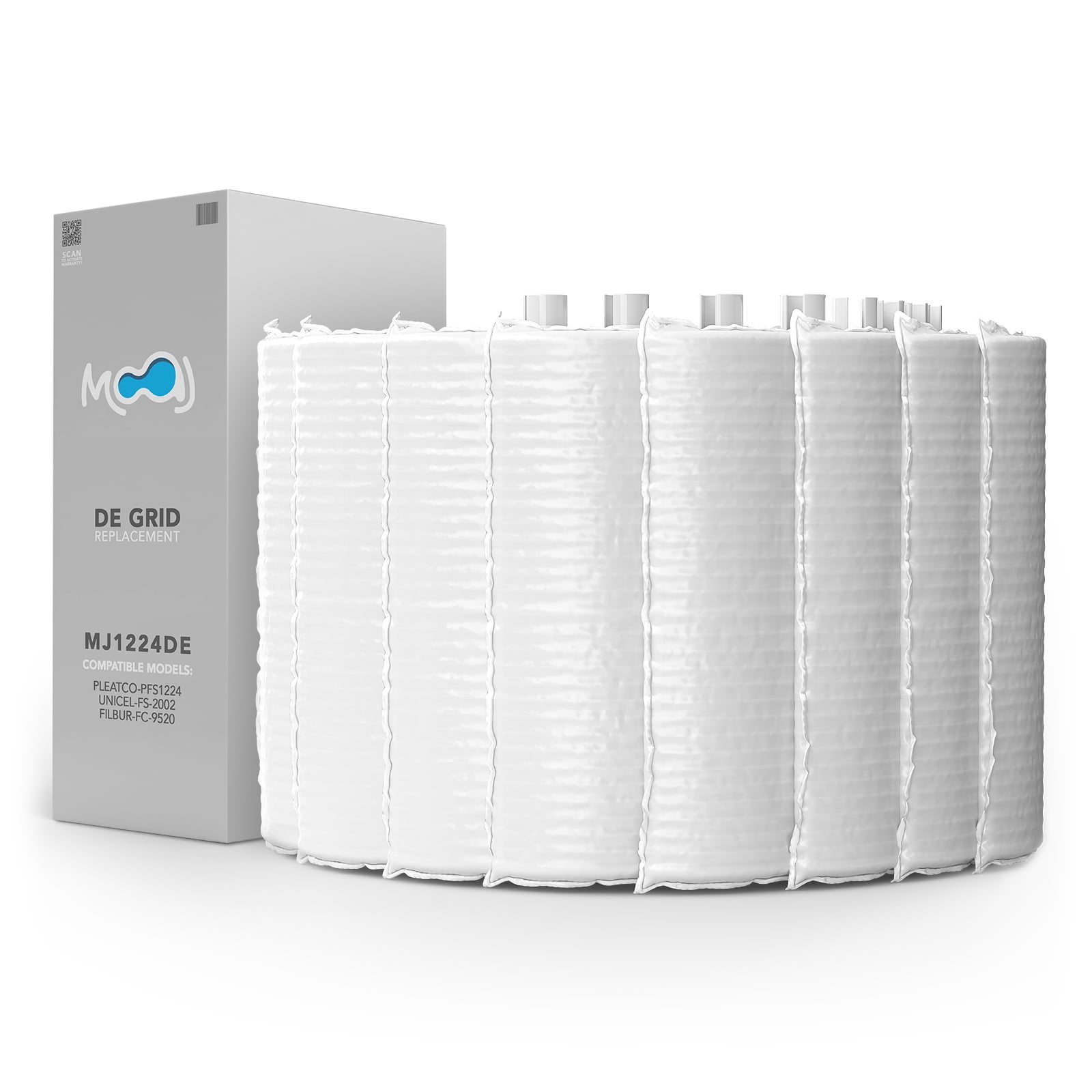 MOAJ 24 Square Foot DE Grid Replacement Set for PFS1224, Unicel FS-2002 ...