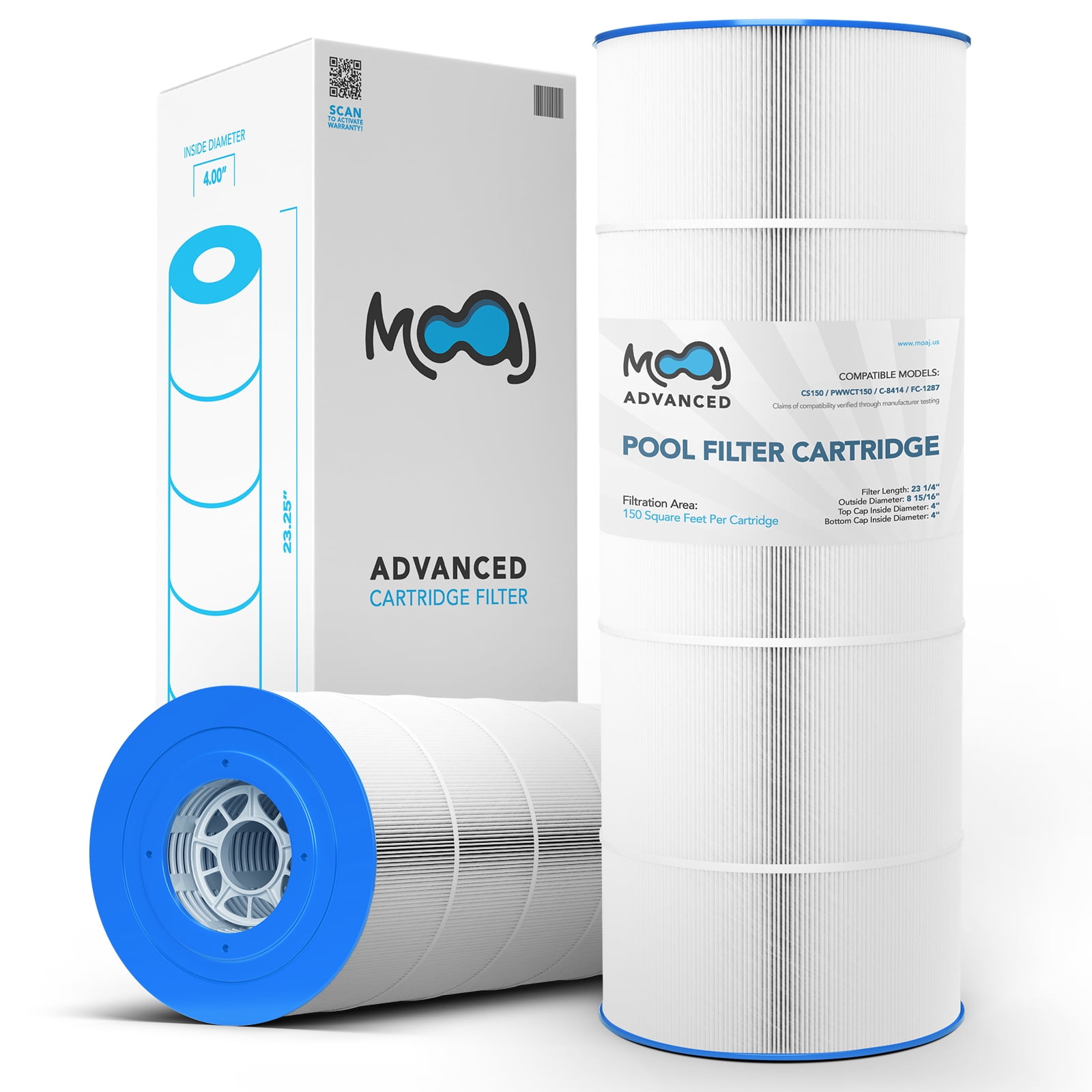 MOAJ Advanced Pool Filter Replaces Jandy CS150, Hayward CCX1500RE ...