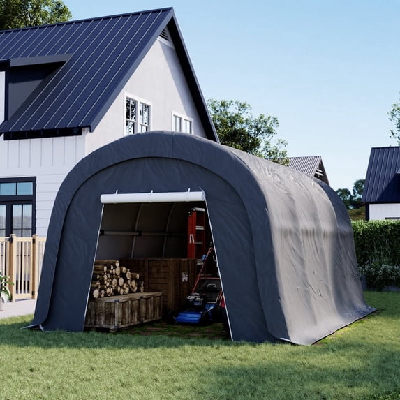 MOALCOFER 13'x20' Carport,Heavy Duty Car Canopy with Steel Frame ...