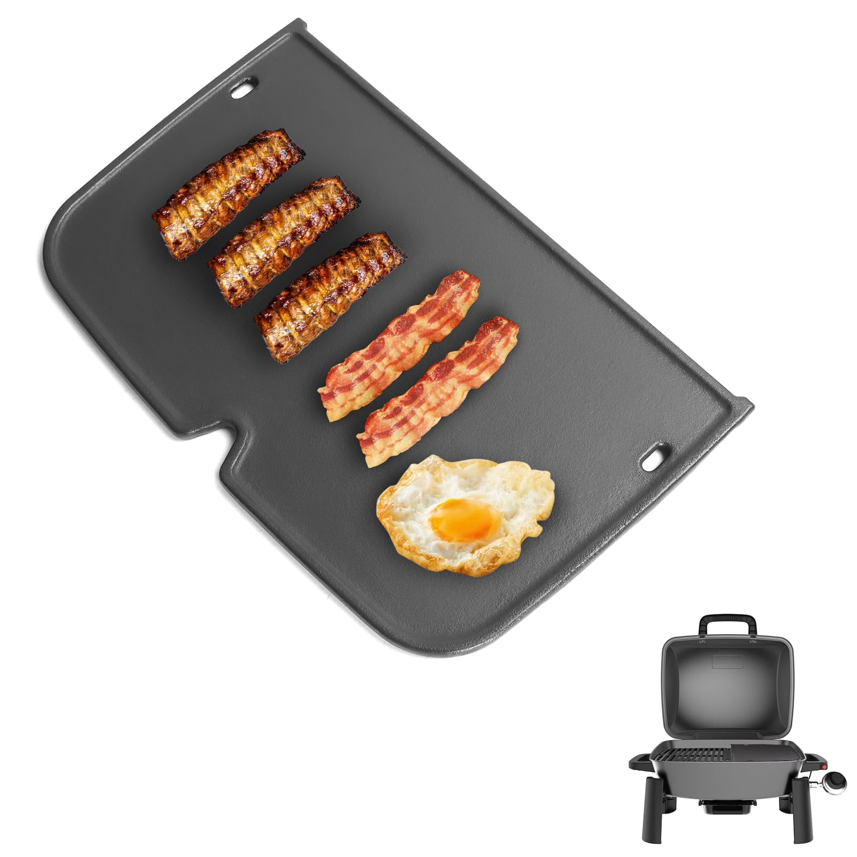 MOASKER Grill Griddle Plate for Nexgrill Portable Grill Replacement ...