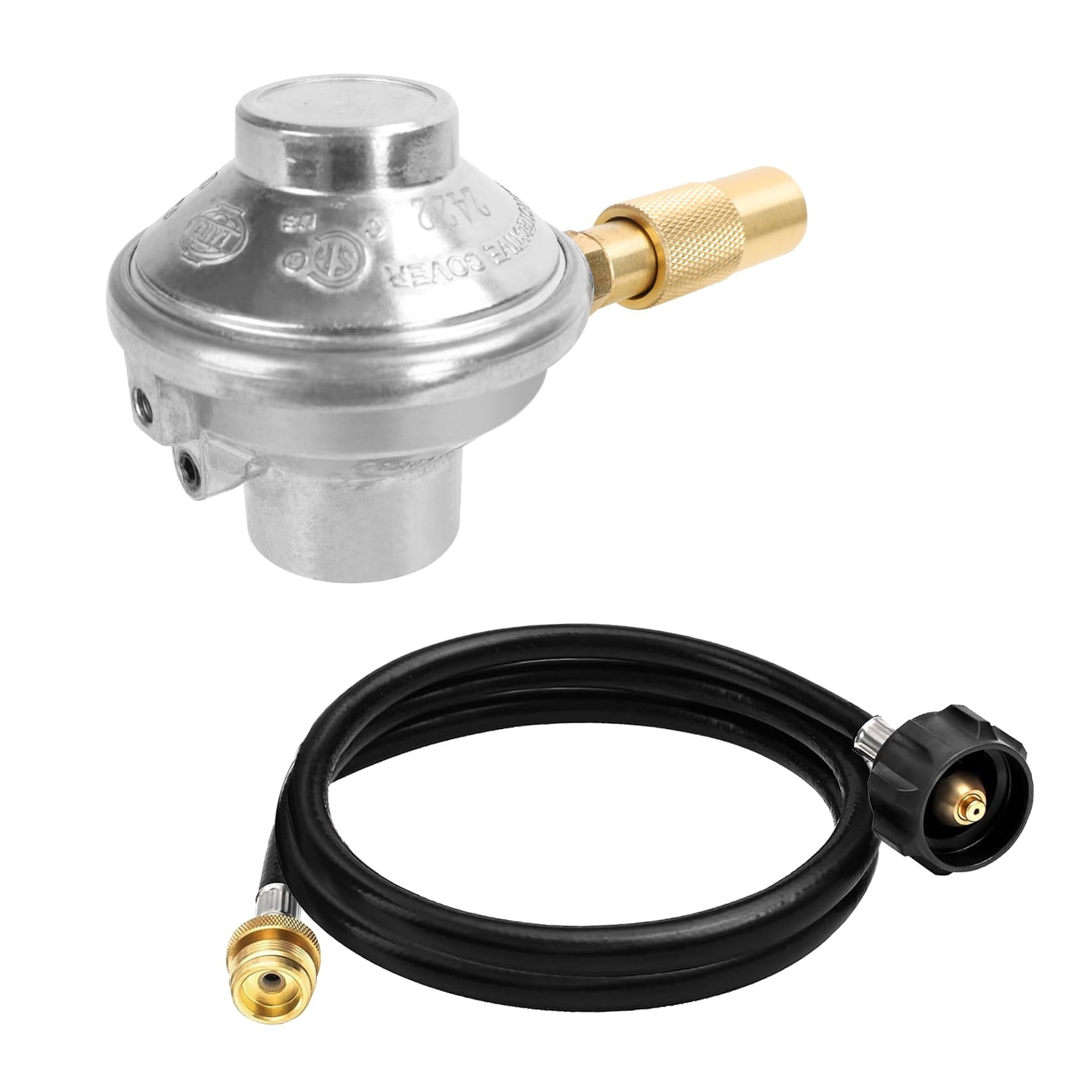 MOASKER Upgraded Grill Regulator Replacement Parts with 5 Propane ...