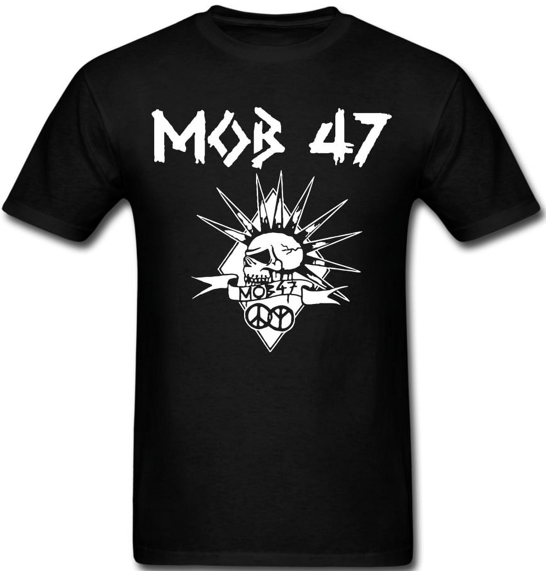 MOB 47 T shirt band Hardcore anarcho Punk Rock Heavy Metal - Walmart.com