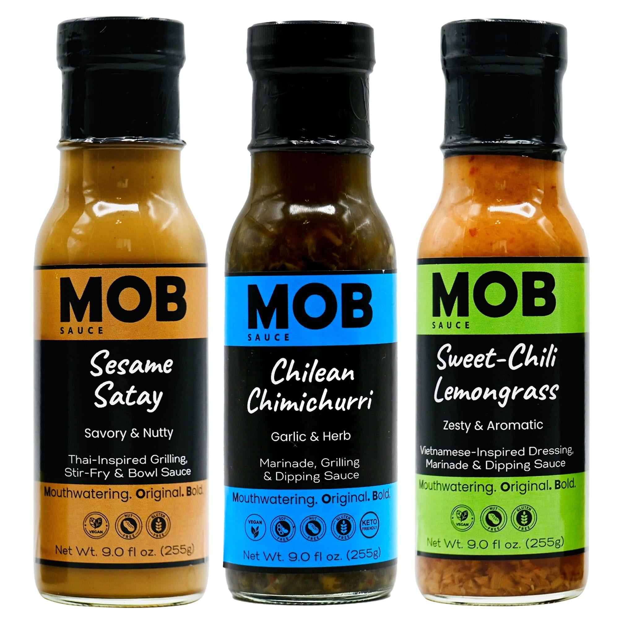 MOB Sauce Best Grilling Sauce Trio – Collection of Three Sauces ...