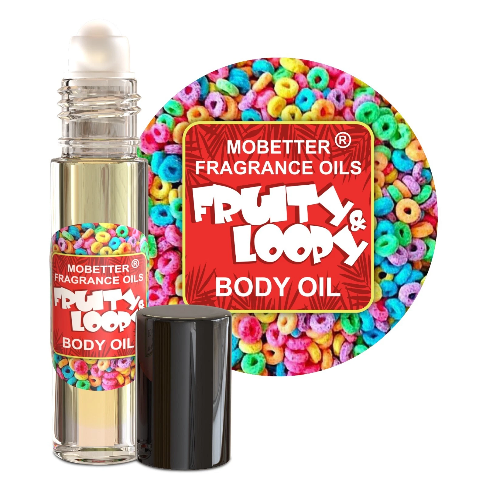 MOBETTER FRAGRANCE OILS, Unisex Fruity & Loopy Body Oil, 10ml roll-on ...