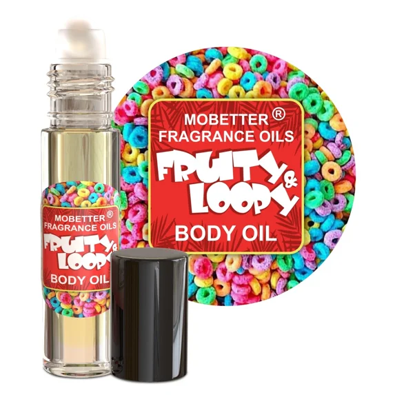 MOBETTER FRAGRANCE OILS, Unisex Fruity & Loopy Body Oil, 10ml roll-on ...